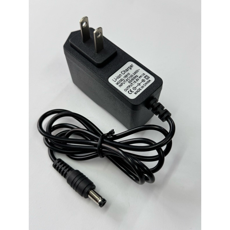 Adapter ชาร์จแบตฯ 16.8V 1A เต็มแล้วตัด ไฟมี2สถานะ แจ็คขนาด5.5X2.1-2.5mm ...