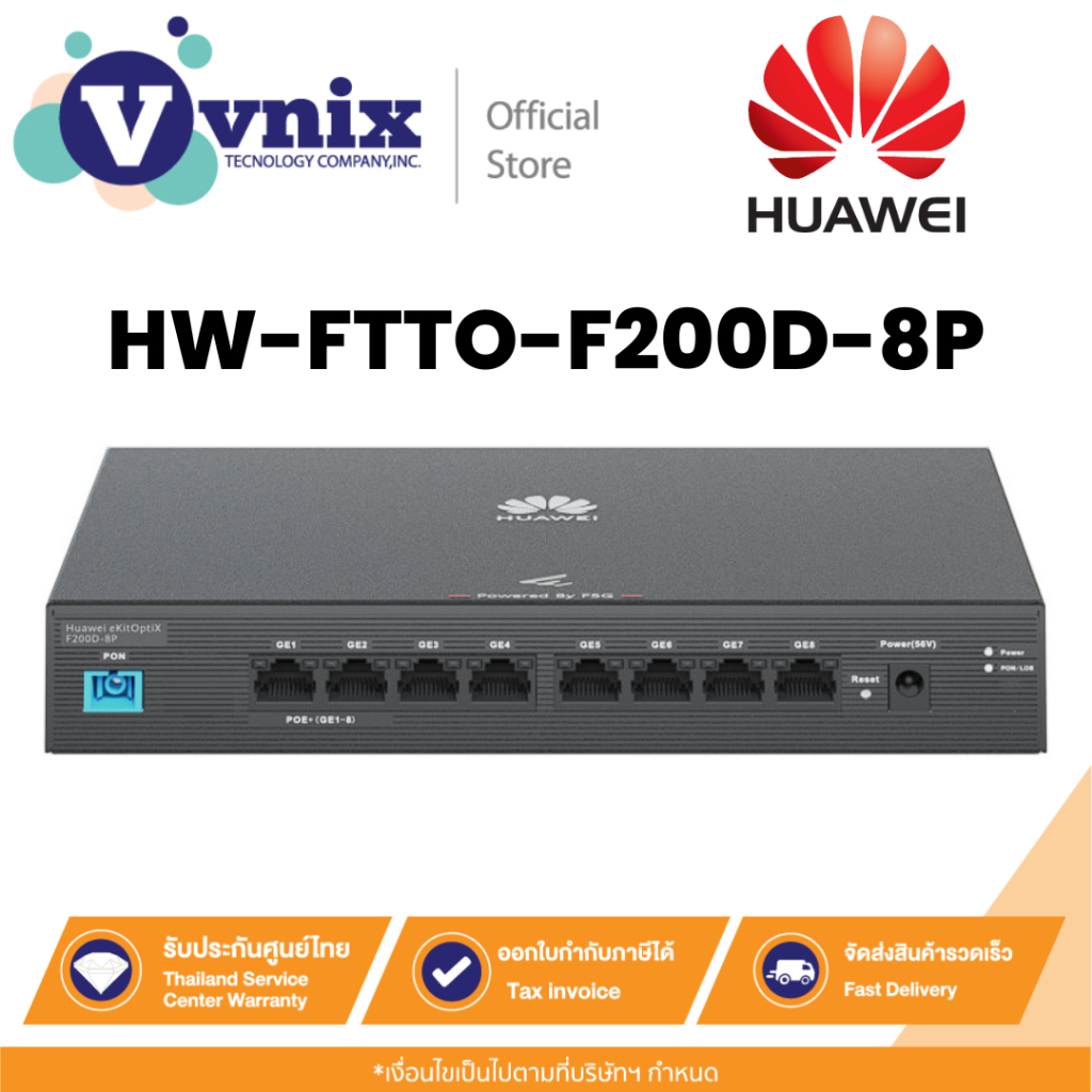 HUAWEI HW-FTTO-F200D-8P eKit OptiXstar Mini FTTO GPON Optical Network ...