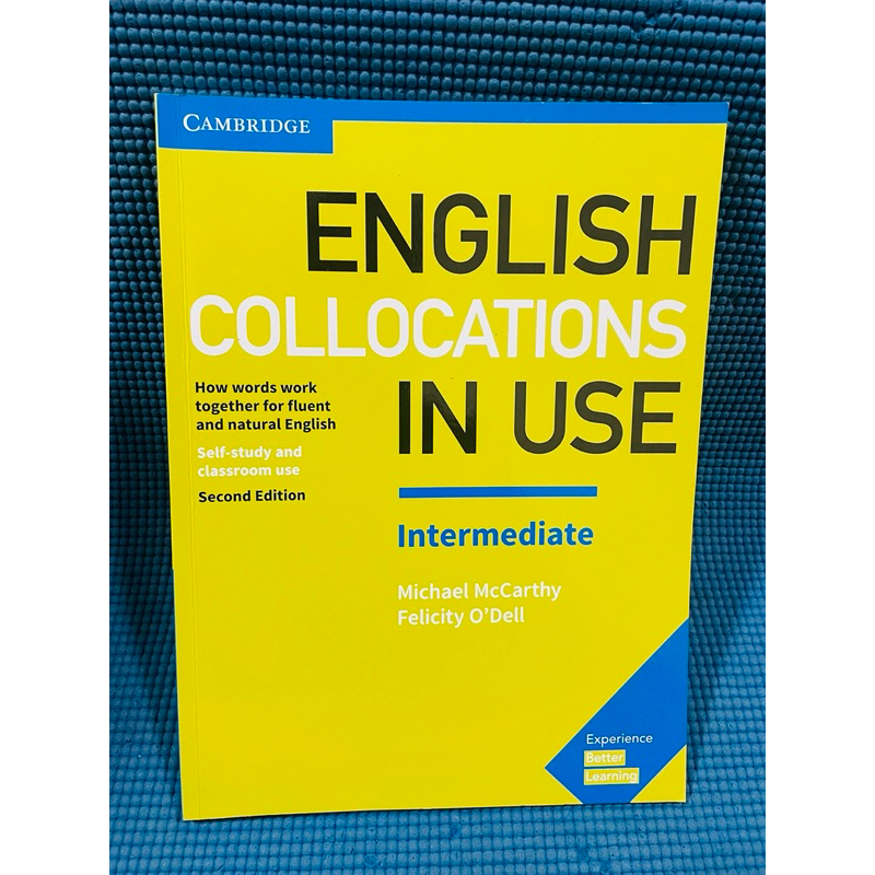 CAMBRIDGE ENGLISH COLLOCATIONS IN USE💥ไม่มีจดตำหนิมุมมือ2 | Shopee Thailand