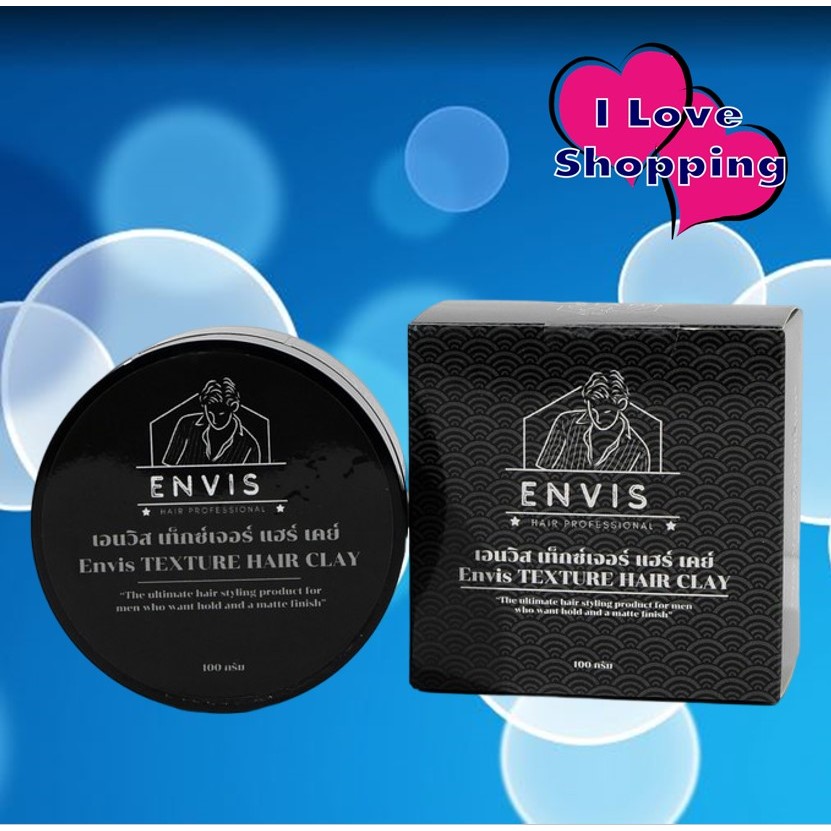 ENVIS Texture hair clay 100g เคลย์ แว๊กซ์ สำหรับเซ็ตผมชาย | Shopee Thailand