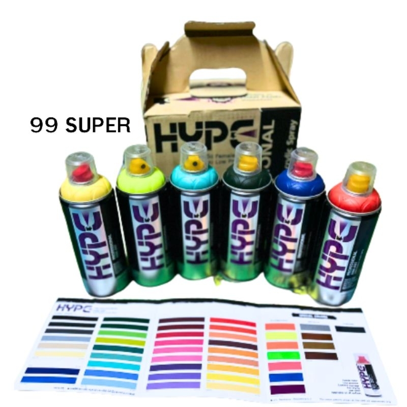 HYPE SPRAY Artist Premium Acrylic Spray 400ml กลุ่มสี metallic สีสะท้อน ...