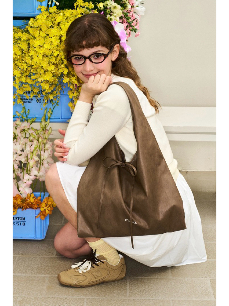 MUVA MU-619 Picnic Slouchy Tote Bag กระเป๋าสะพายข้าง | Shopee Thailand