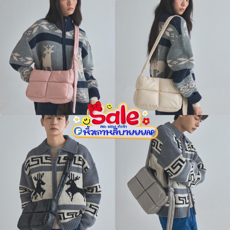 [ Pre-order🇰🇷] - Shoopen Padded mini cross bag | Shopee Thailand