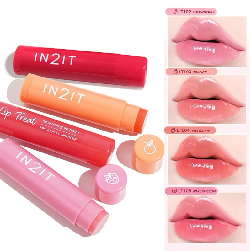 ลิปบาล์ม อินทูอิท ลิปมันออกสี ลิปเปลี่ยนสี In2It Lip treat Nouriching ...