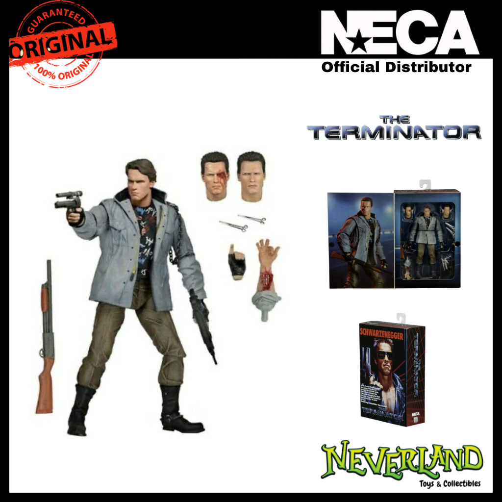 (NECA) Terminator – 7″ Scale Action Figure – Ultimate Tech Noir T-800 ...