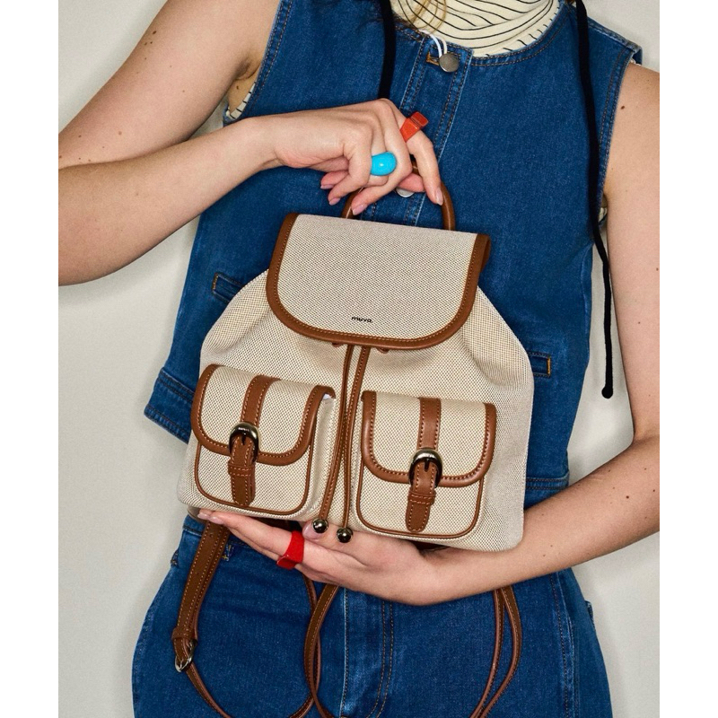 MUVA [โค้ดลด 20% ลดสูงสุด 1000.-] MU-617 Multi Pocket Backpack กระเป๋า ...