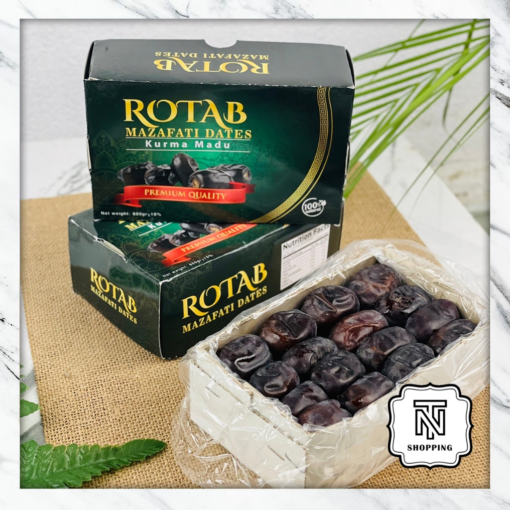 อินทผาลัม ROTAB อบน้ำผึ้ง หวาน 600 กรัม ยกลังมี 12 กล่อง | Shopee Thailand