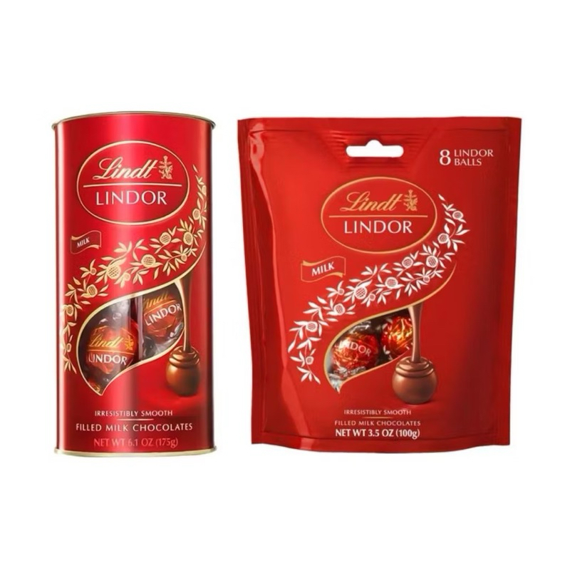 Lindt Lindor Mini Tube Milk Chocolate ไส้มูซช็อก มี 2 ขนาด จาก ...