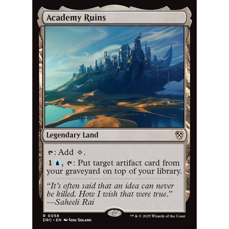Academy Ruins DRC, MMA, 2XM การ์ด Magic the Gathering [MTG] ของแท้ ...