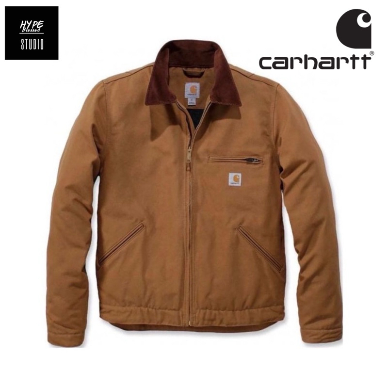 เสื้อ Carhartt 103828 DETROIT JACKET RELAXED FIT ของแท้ 100% | Shopee ...