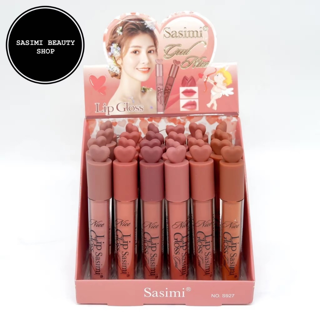 {กล่อง} SASIMI Good Nice Silky Color LipGloss ลิควิดลิปกลอส เนียนนุ่ม ...