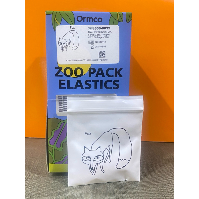 ยางดึงฟัน สำหรับคนจัดฟัน ORMCO Elastic (ออมโค่) ขนาด1/4” แรงดึง 3.5 ...