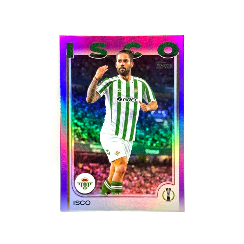 Topps UCC 24/25 Isco Real Betis Balompié /15 Purple Foilboard | Shopee ...