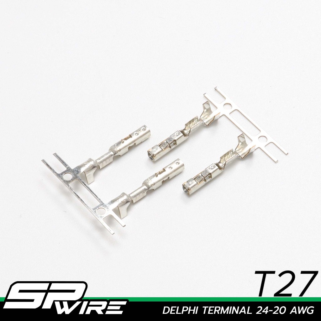 T27 #DELPHI TERMINAL 24-20 AWG-Spwire motorsportwiring (ราคาต่อตัว) | Shopee Thailand