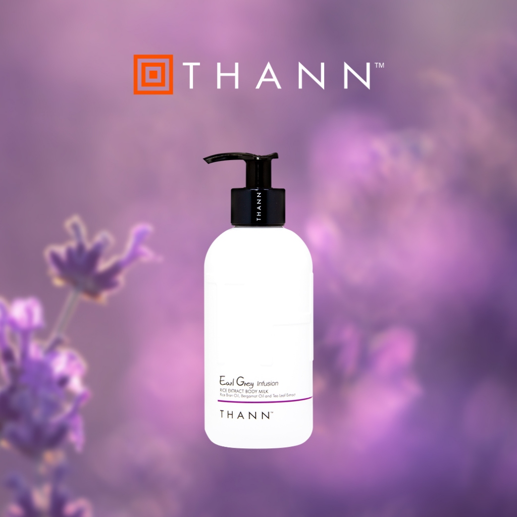 THANN Earl Grey Rice Extract Body Milk 320 ml. คืนความชุ่มชื้นสู่ผิวยาวนาน และความสดชื่นเบาสบาย ...