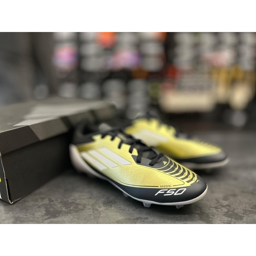 รองเท้าฟุตบอลเด็ก รุ่น F50 LEAGUE FG/MG J MESSI รหัส IF6919 ของแท้มือ1 ...