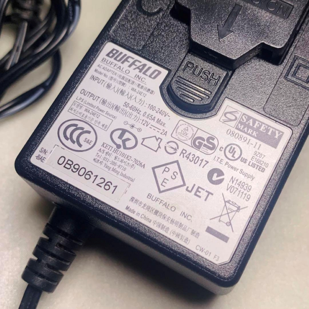 เทียบ อะแดปเตอร์ Buffalo adapter 12V 2A (WA-24E12) หรือ เทียบ Adapter ...