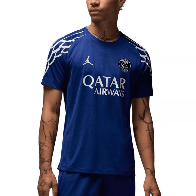 เสื้อฟุตบอล PSG x Jordan Wings 4th Jersey 24/25 ปารีส สวยงามมมม ของแท้ ...