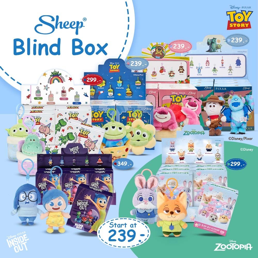 [กล่องสุ่ม Blind Box Disney] Blind Box Disney Keychain กล่องสุ่มพวง ...