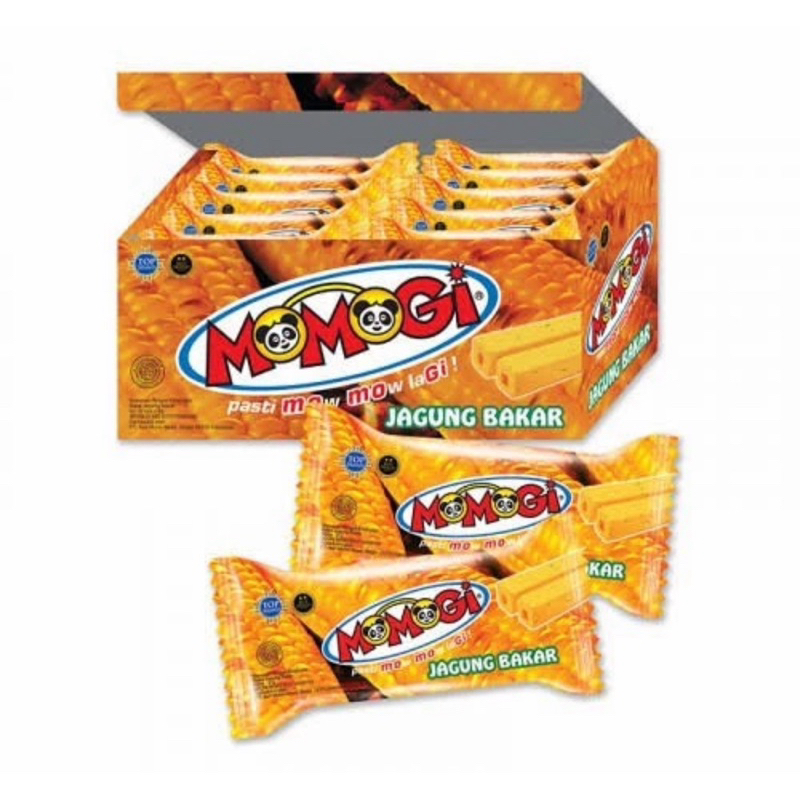 Indonesia Momogi Jagung Bakar / Roasted Corn Stick Snack 5 gram ( 1 Box ...