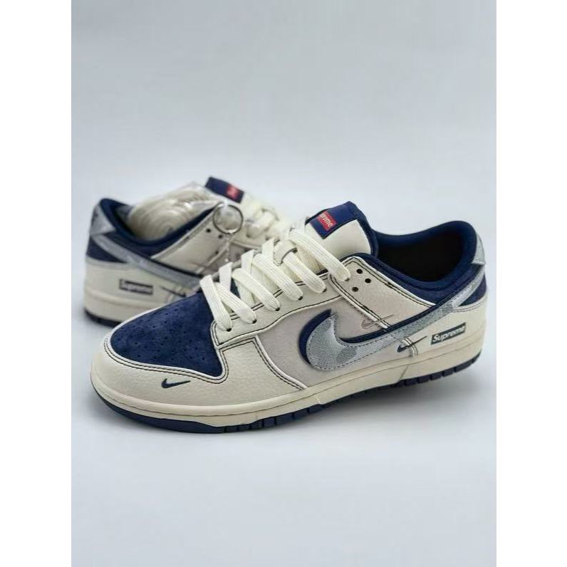 Nike SB Dunk Low Supreme รองเท้าผ้าใบที่สวมใส่สบายแบบคลาสสิกและอเนก ...