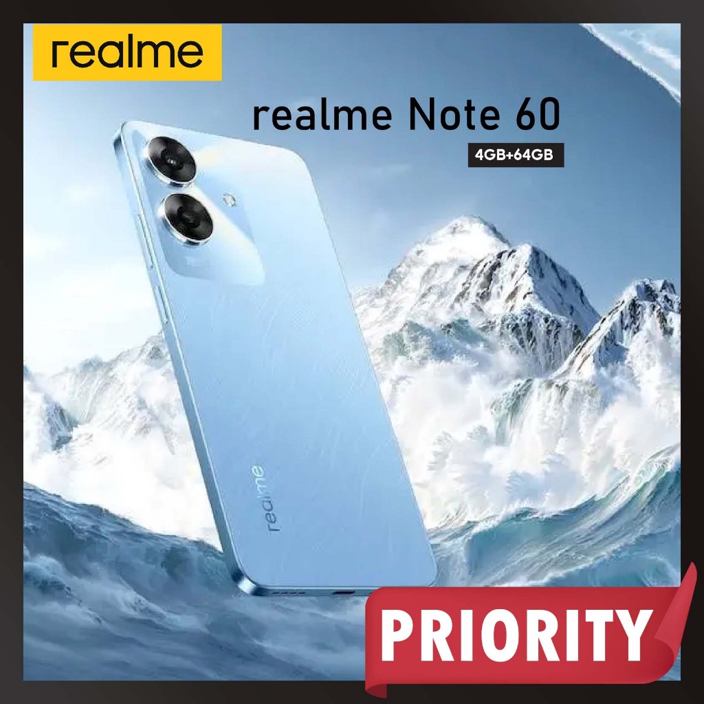 realme Note 60(ram4/rom64GB) IP64 ป้องกันน้ำและฝุ่น | Shopee Thailand