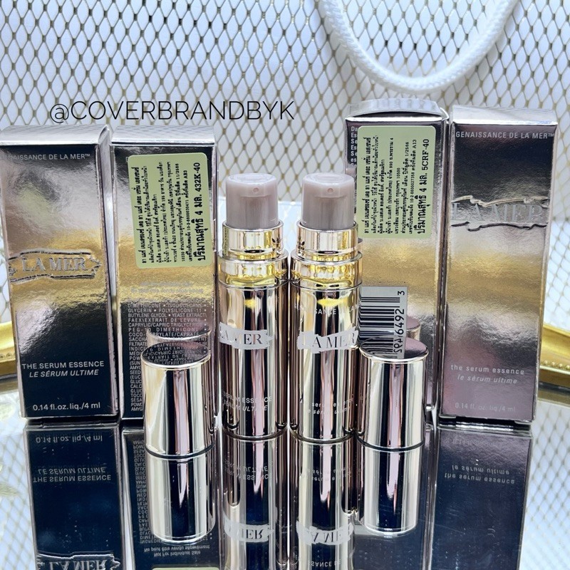 LA MER Genaissance de la Mer The Serum Essence 4 ml [สูตรใหม่และสูตรดั้งเดิม] | Shopee Thailand