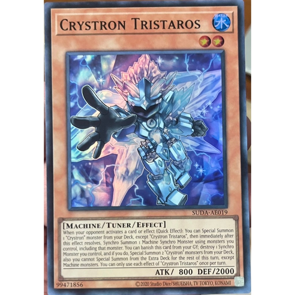 Yugioh Asia-Eng [SUDA-AE019] Crystron Tristaros (Super Rare) การ์ดยูกิ ...
