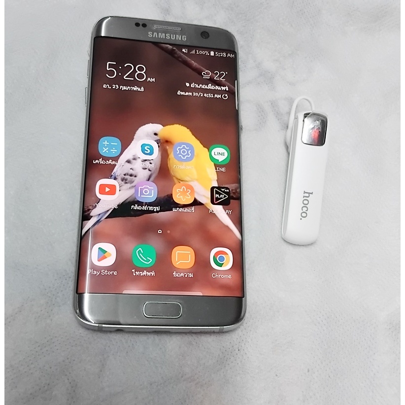 Samsung Galaxy S7edge แถม หูฟังบูลทูธ ( ไม่แอดไลน์ / ไม่เก็บปลายทาง ) | Shopee Thailand