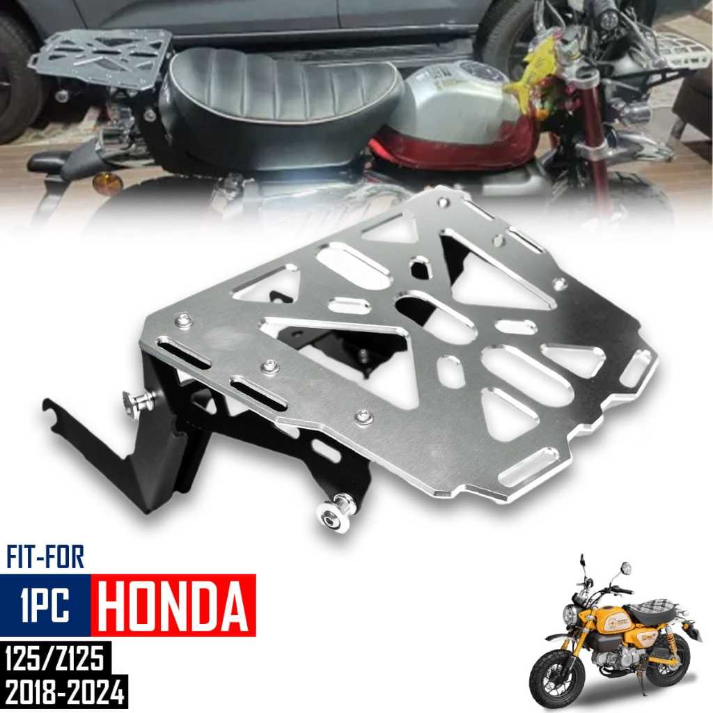 แร็คท้าย อลูมิเนียม PIRANHA อะไหล่แต่ง รุ่น HONDA MONKEY 125 ปี 2018 ...