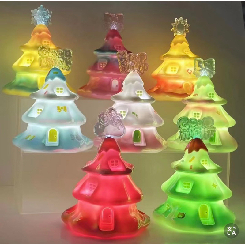 โมเดล : EmmmKun Star House Touch Light (ต้นคริสมาส เปิด-ปิดไฟได้ 3 ...