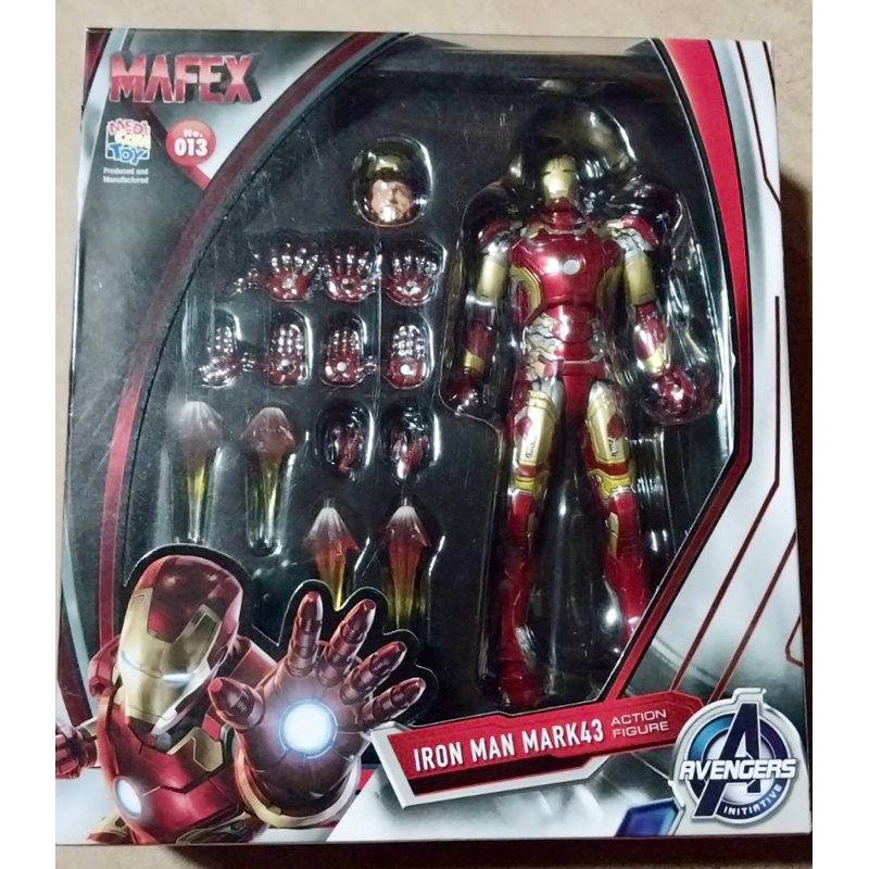 มือสอง Mafex no.013 Ironman mk43 medicom toys action figure 1/12 marvel ...