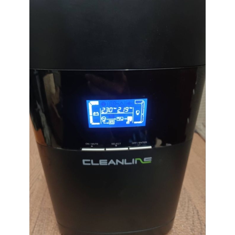 เครื่องสำรองไฟ UPS cleanline มือสอง# สินค้าไม่มีเเบต(no batt)te 2000va ...