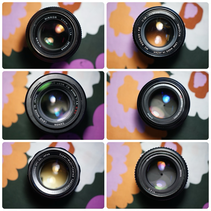 เลนส์ 50mm 1.4 Lens MF / AF | Shopee Thailand