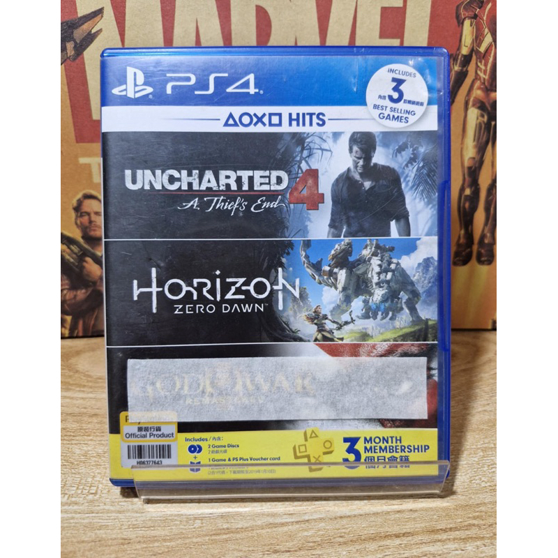 แผ่นเกมส์ Ps4 (PlayStation 4) เกมส์ Uncharted 4 + Horizon Zero Dawn 2 in 1. | Shopee Thailand