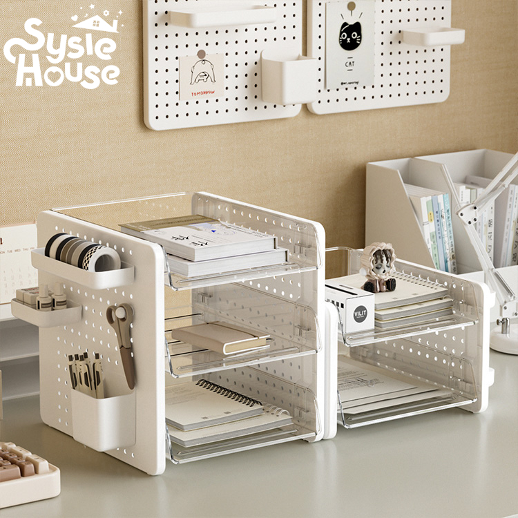 Sysie House ชั้นวางเอกสาร ชั้นเอกสาร A4 ชั้นวางแฟ้ม ถาดใส่เอกสาร ที่ใส่ ...