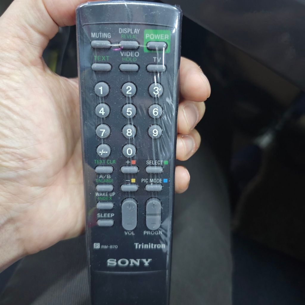 Sony Trinitron TV Remote RM-870 รีโมททีวี โซนี่ ไทรนิตรอน รุ่น RM-870 | Shopee Thailand