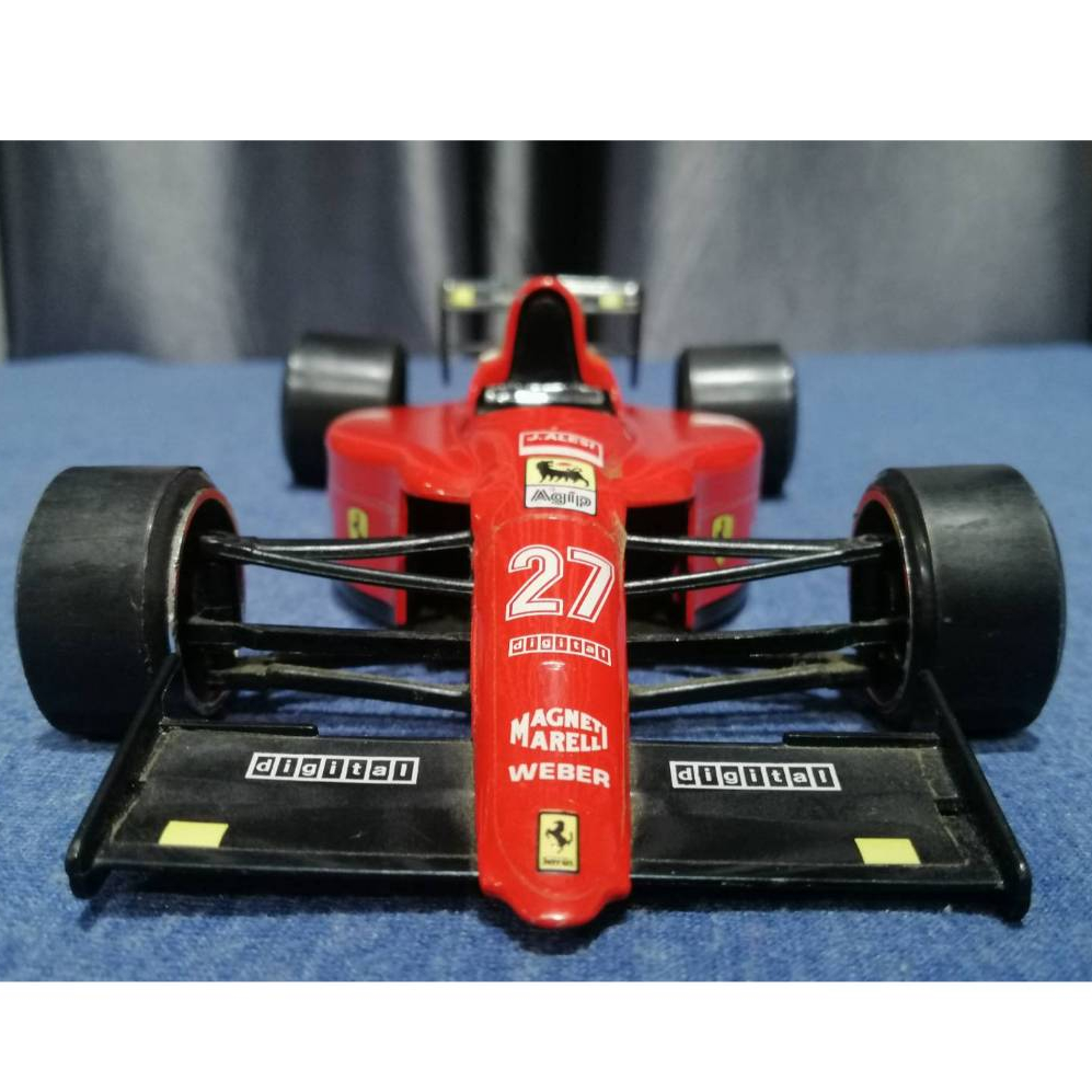 โมเดลรถ BBURAGO FERRARI 641/2 FORMULA 1 NO.27 Jean Alesi Scale 1:24 No ...
