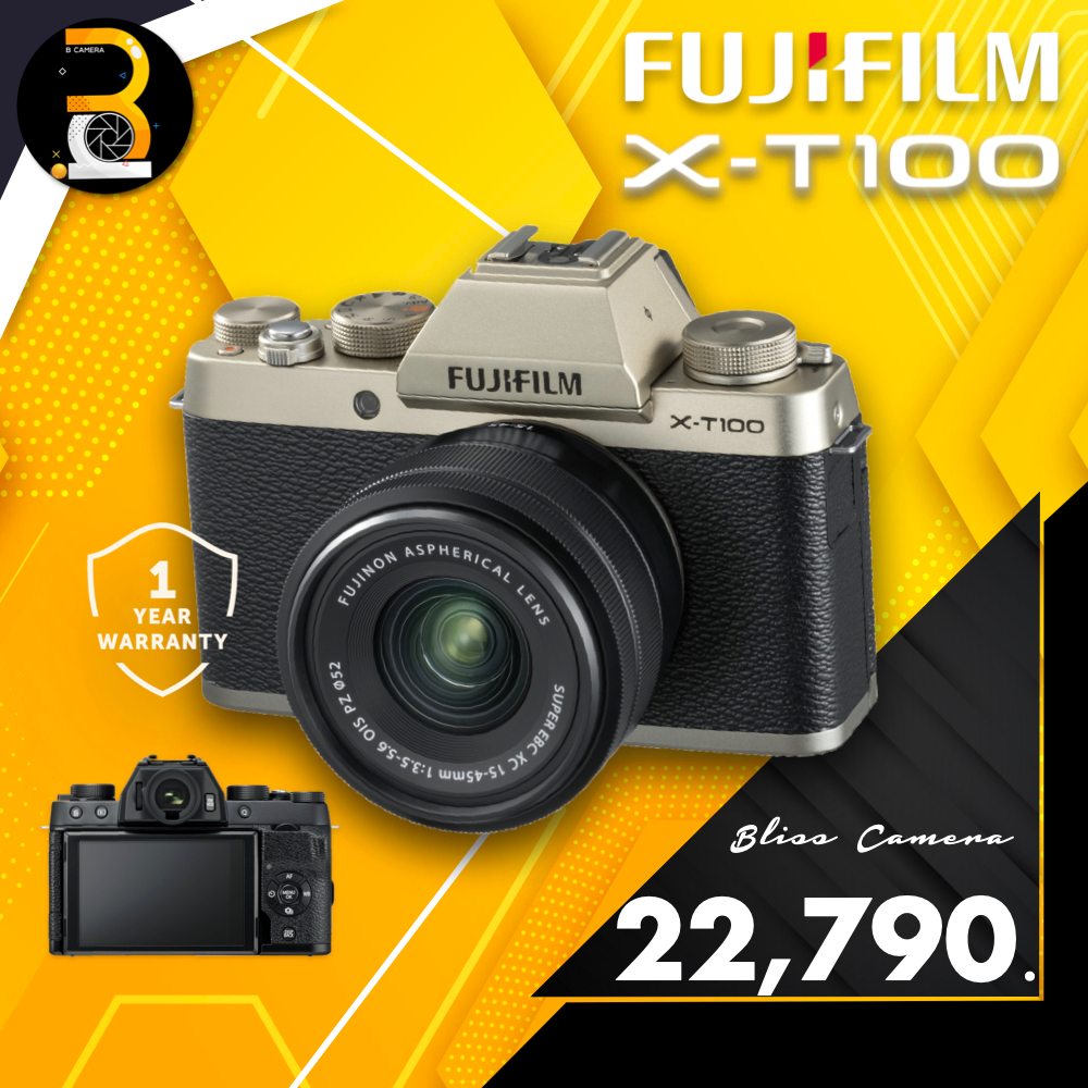 Fuji X-T100 สินค้าพร้อมส่ง กล้องมิลเลอร์เลส | Shopee Thailand
