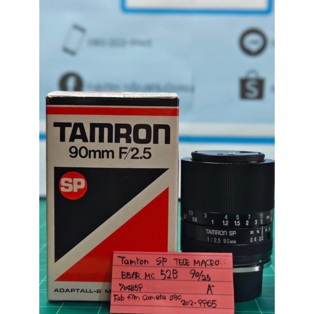 Tamron SP tele macro BBAR MC 52B 90mm F2.5 | Shopee Thailand