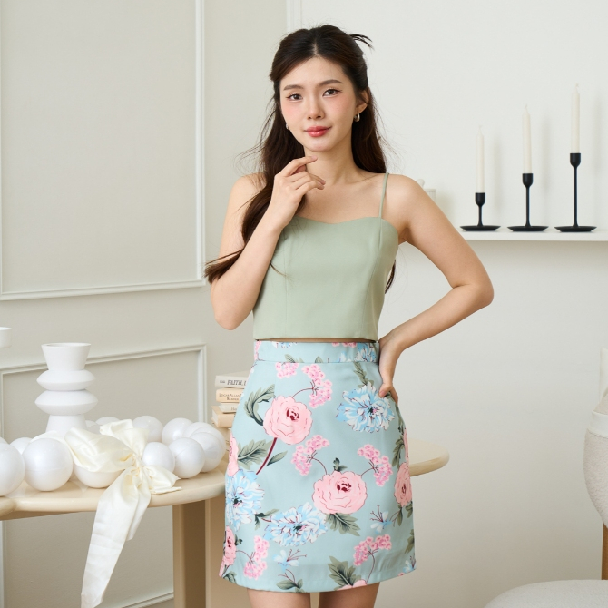 Pixie Skirt (Blue Garden) | Shopee Thailand