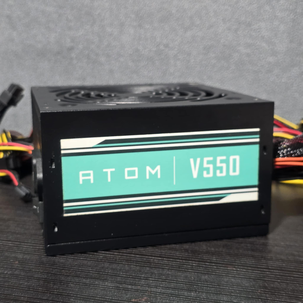 POWER SUPPLY (อุปกรณ์จ่ายไฟ) ANTEC ATOM V550 550W มือ2 (ไม่มีกล่อง) ใช้ ...