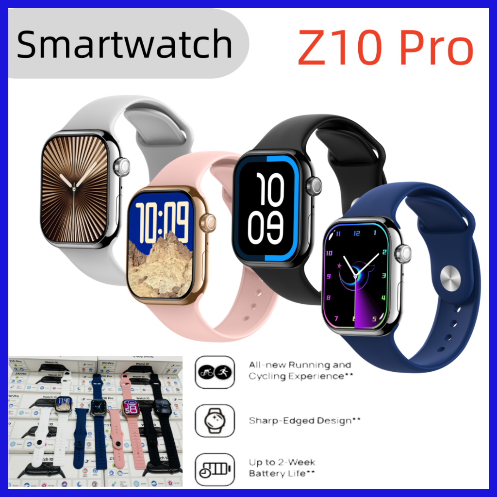 Z10 Pro Smartwatch นาฬิกาอัจฉริยะ สัมผัสได้เต็มจอ heart rate motion ...