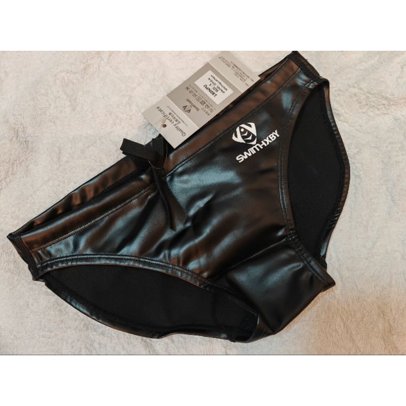 men's water polo swimwear shiny rubber speedo | Shopee Thailand