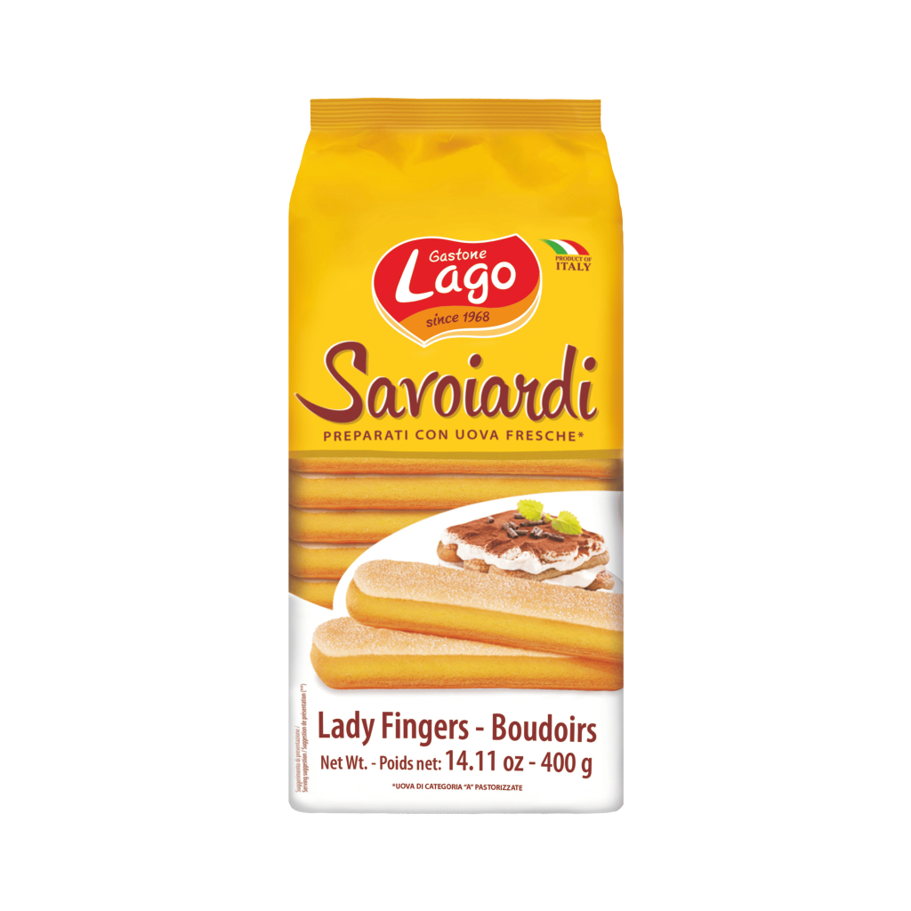 (แพ็ก 6 ถุง) Lago Biscuits Lady Finger 400 กรัม ลาโก้ บิสกิตเลดี้ฟิงเก ...