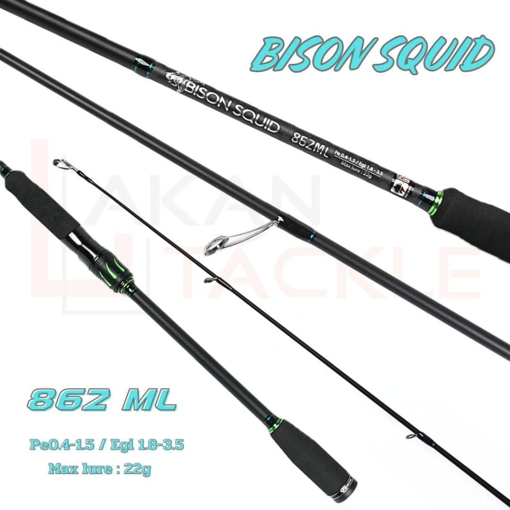 ️ คันเบ็ด BISON SQUID 862ML #คันตกหมึก | Shopee Thailand