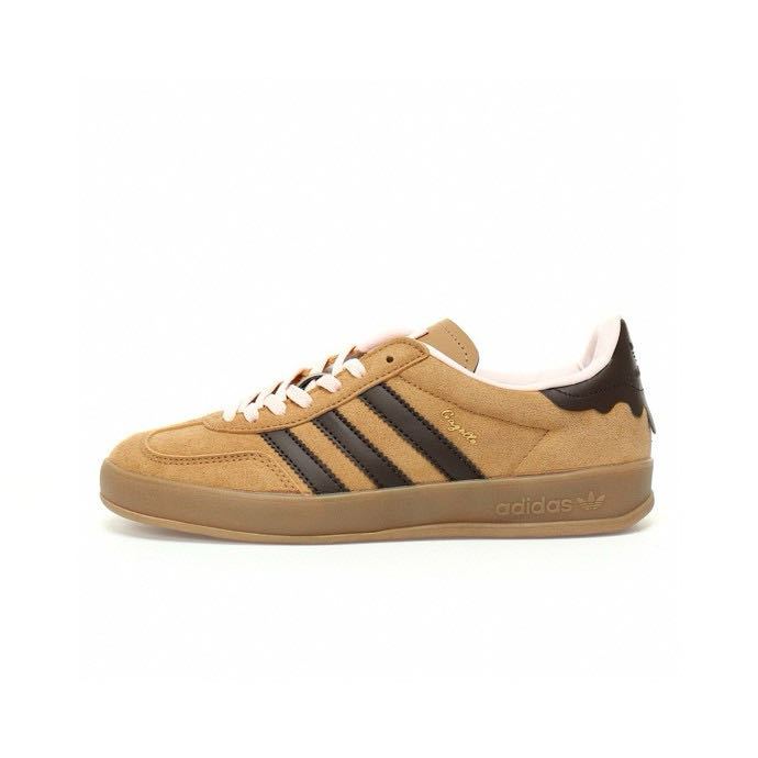 Adidas Gazelle Indoor Trainers " ช็อกโกแลตสีน้ำตาลข้าวโอ๊ต "รองเท้ากีฬา ...