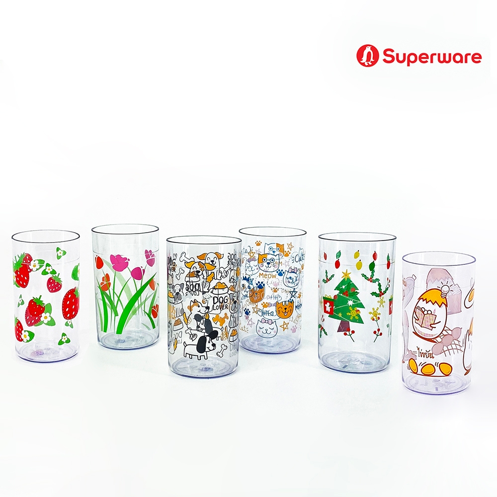 Srithai Superware แก้วน้ำพลาสติก ถ้วยน้ำ แก้วเบียร์ แก้วกาแฟ แก้วน้ำสี ...