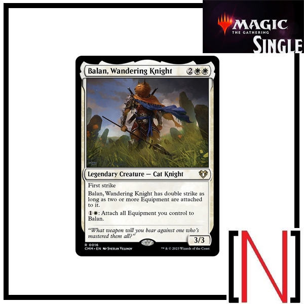[MTG][Single][CMM] Balan, Wandering Knight ระดับ Rare [ภาษาอังกฤษ ...