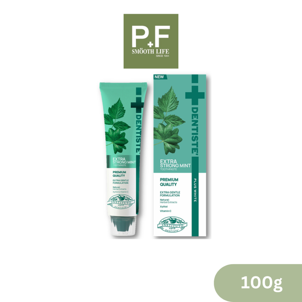 DENTISTE EXTRA STRONG MINT TOOTHPASTE 100g ยาสีฟัน เดนทิสเต้ เอ็กซตร้า ...
